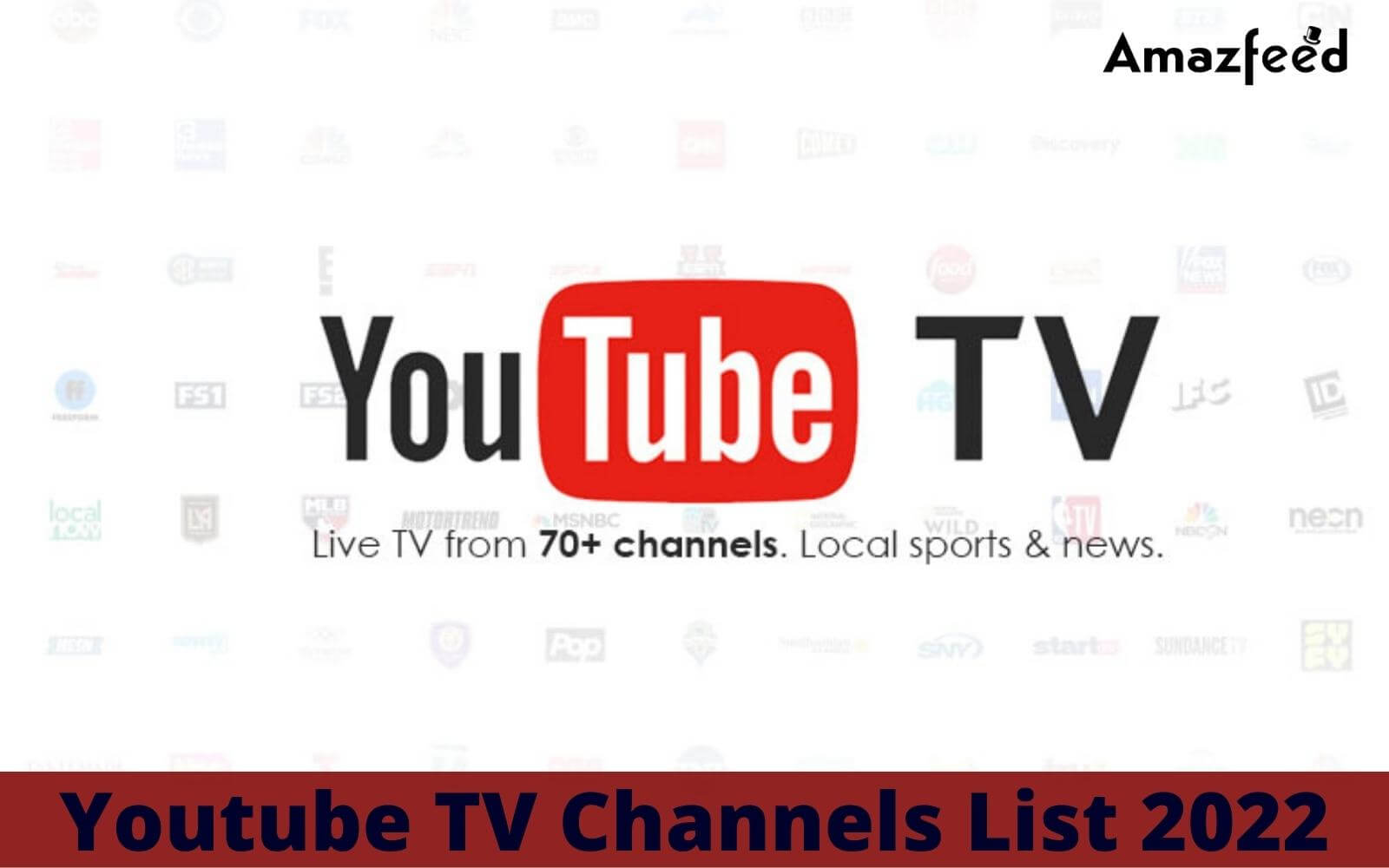 Youtube TV Channels List 2022 – Amazfeed