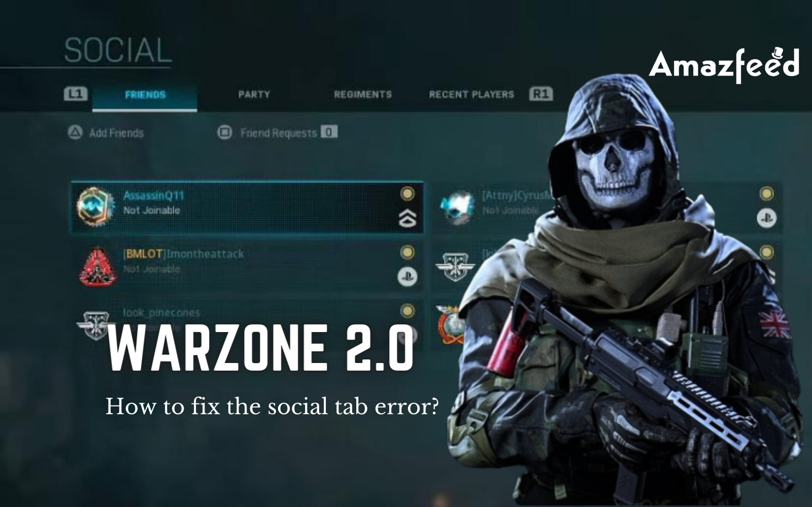 Warzone 2.0 Social Tab Not Working: How To Fix The Broken Social Tab ...