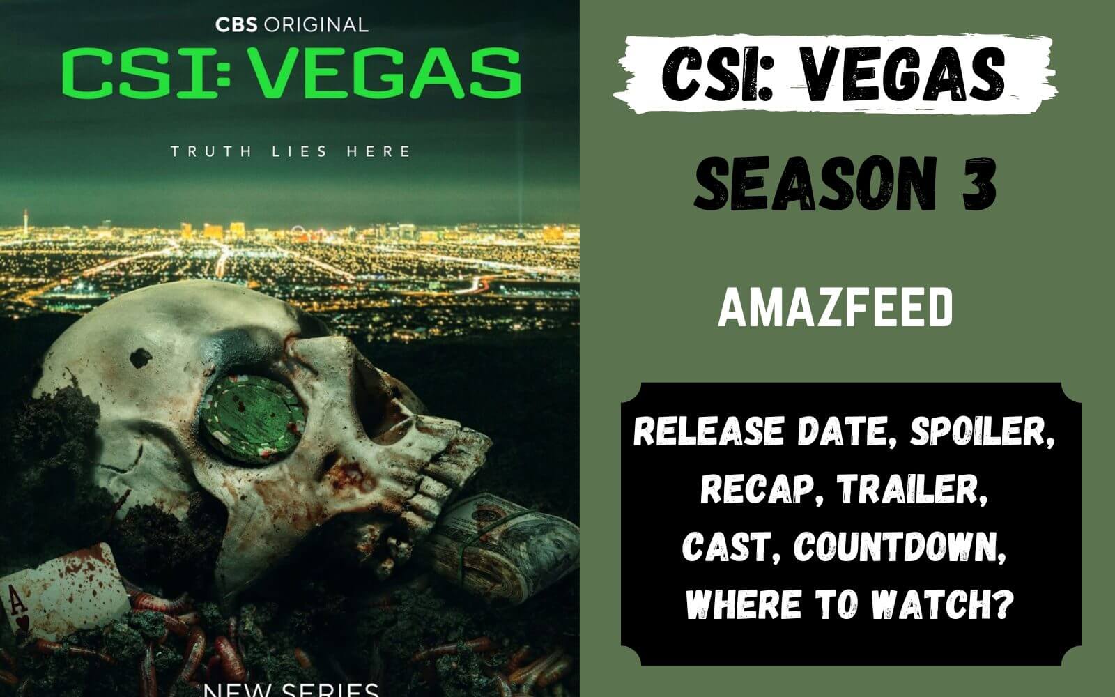 CSI: Vegas Season 3 Release Date, Spoiler, Recap, Trailer, Cast ...