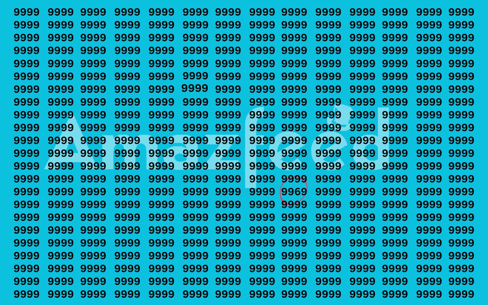 Optical Illusion: Only Sharp Eyes Can Find the Hidden Number "9969" In ...