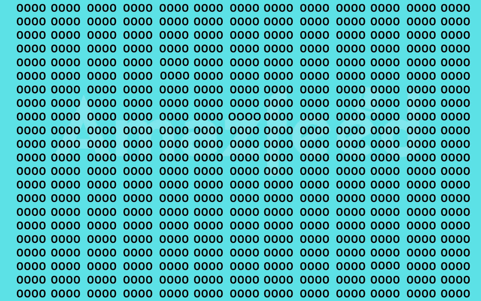 Optical Illusion: Can You Find the Number "0000" Among "OOOO" in 10 ...