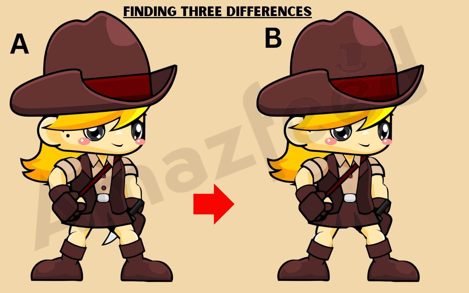 Optical Illusion: A Boy Images Have Three Differences, But Only 1% ...