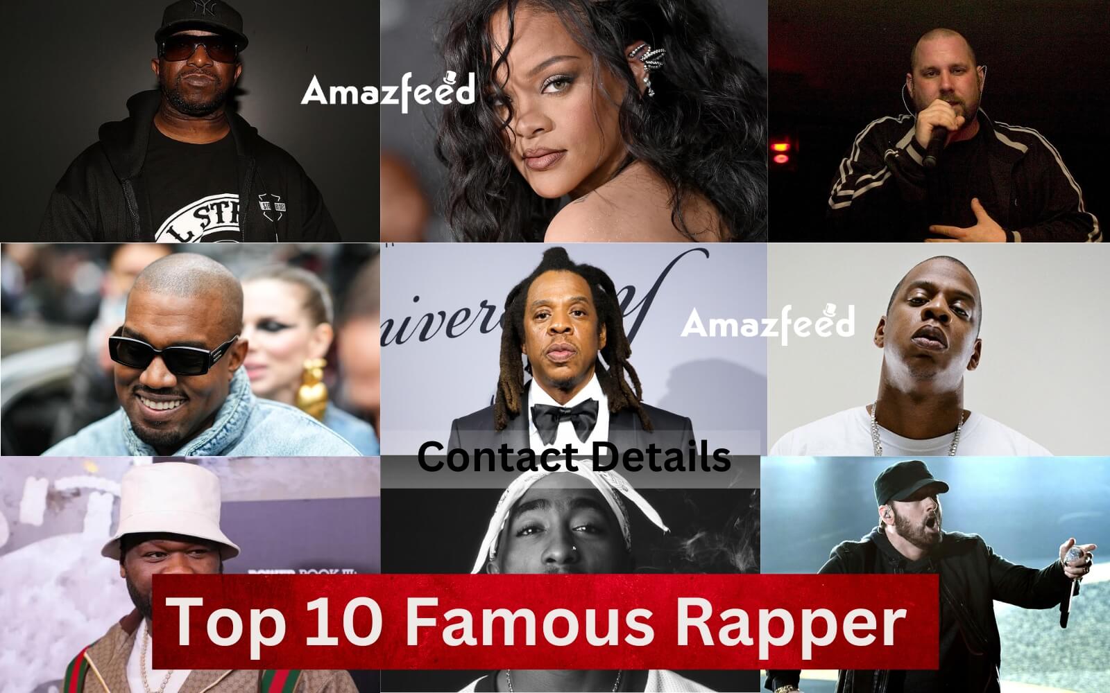 Top 10 Popular Rappers phone Number, House Address, Email ID & Latest ...